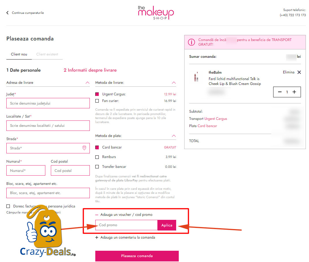 Cod Reducere MakeupShop -20% | Promoții decembrie 2025