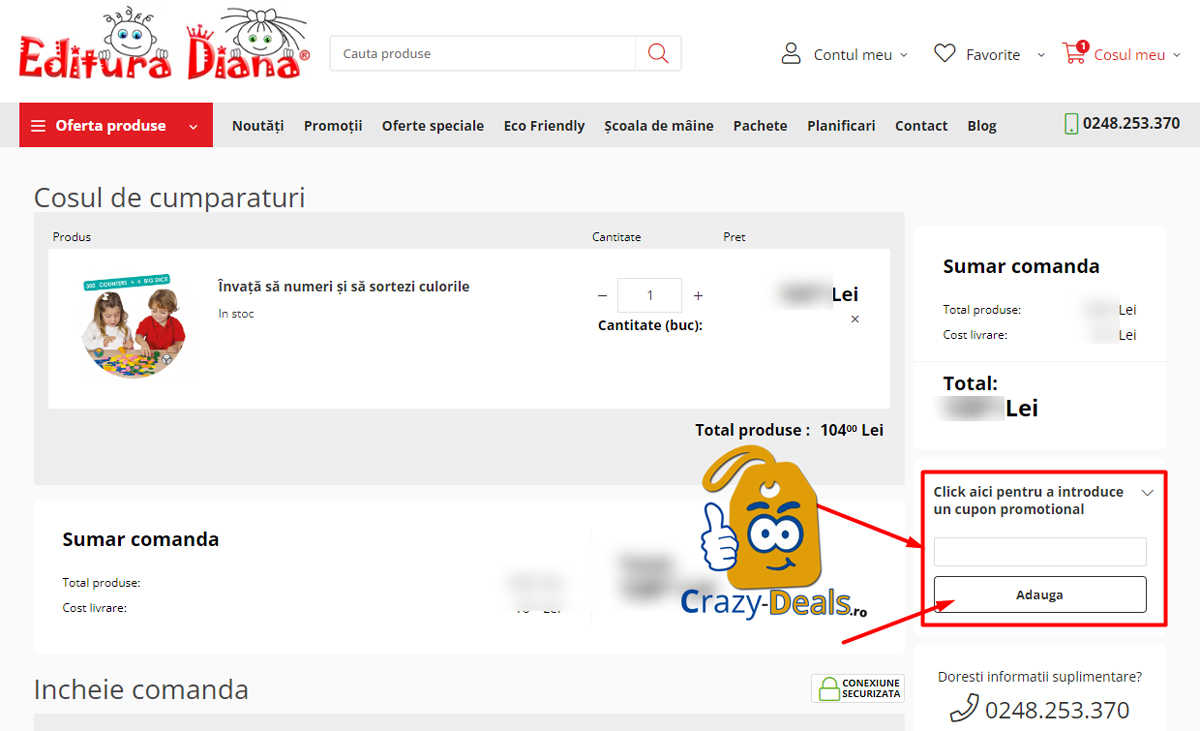 Cod Reducere Editura Diana -27% Promoții active octombrie 2025