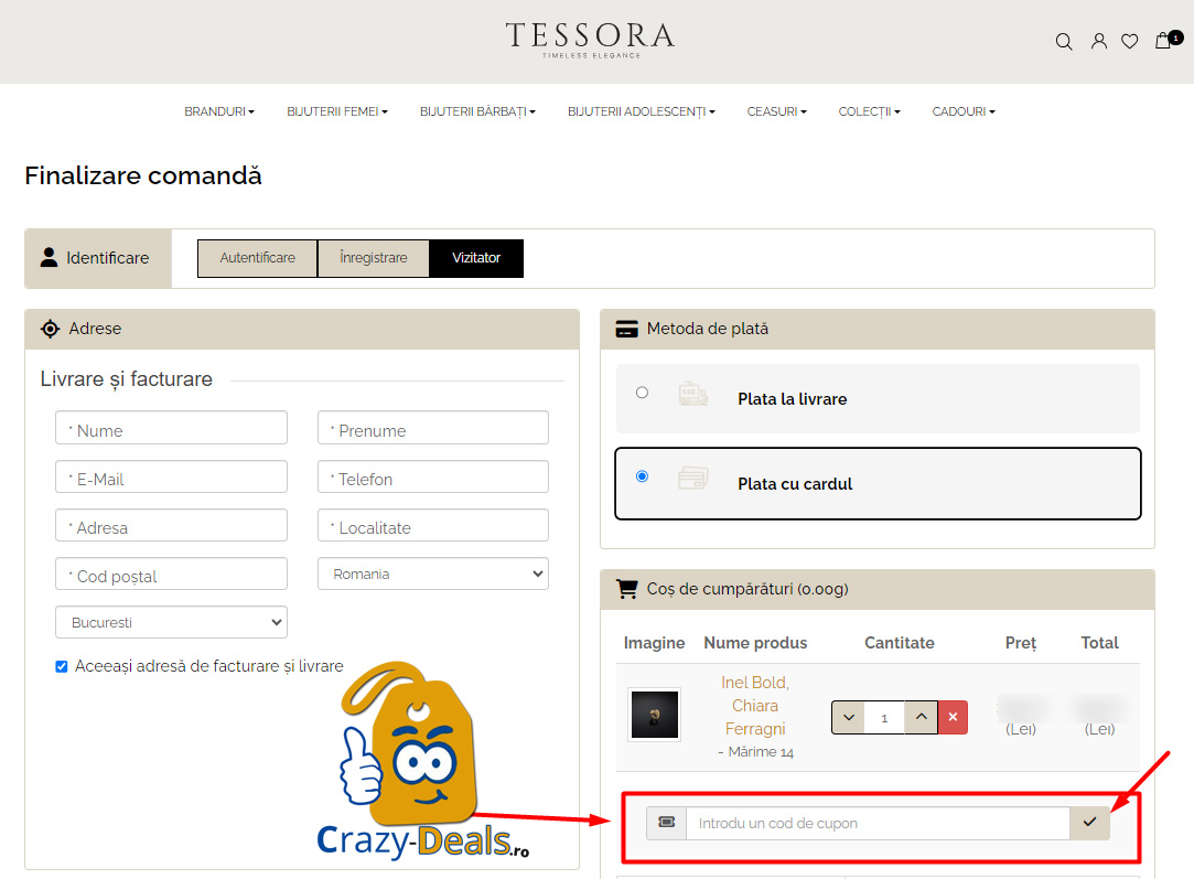 Cod Reducere Tessora -27% Promoții active în decembrie 2025