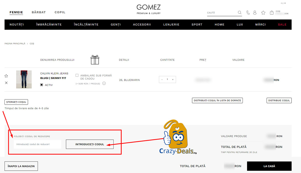 Cod Reducere Gomez -30% Promoții decembrie 2025